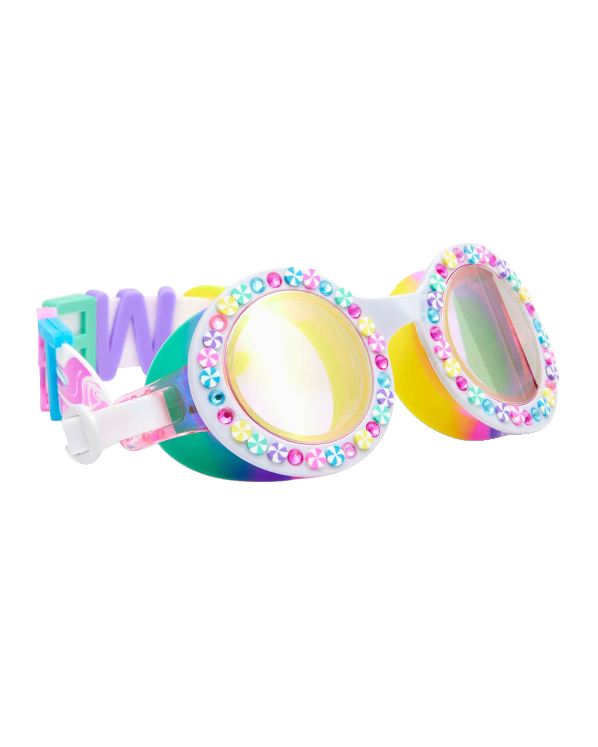 Bling2o Kid's Unicorn Rhinestone Swim Goggles | Neiman Marcus