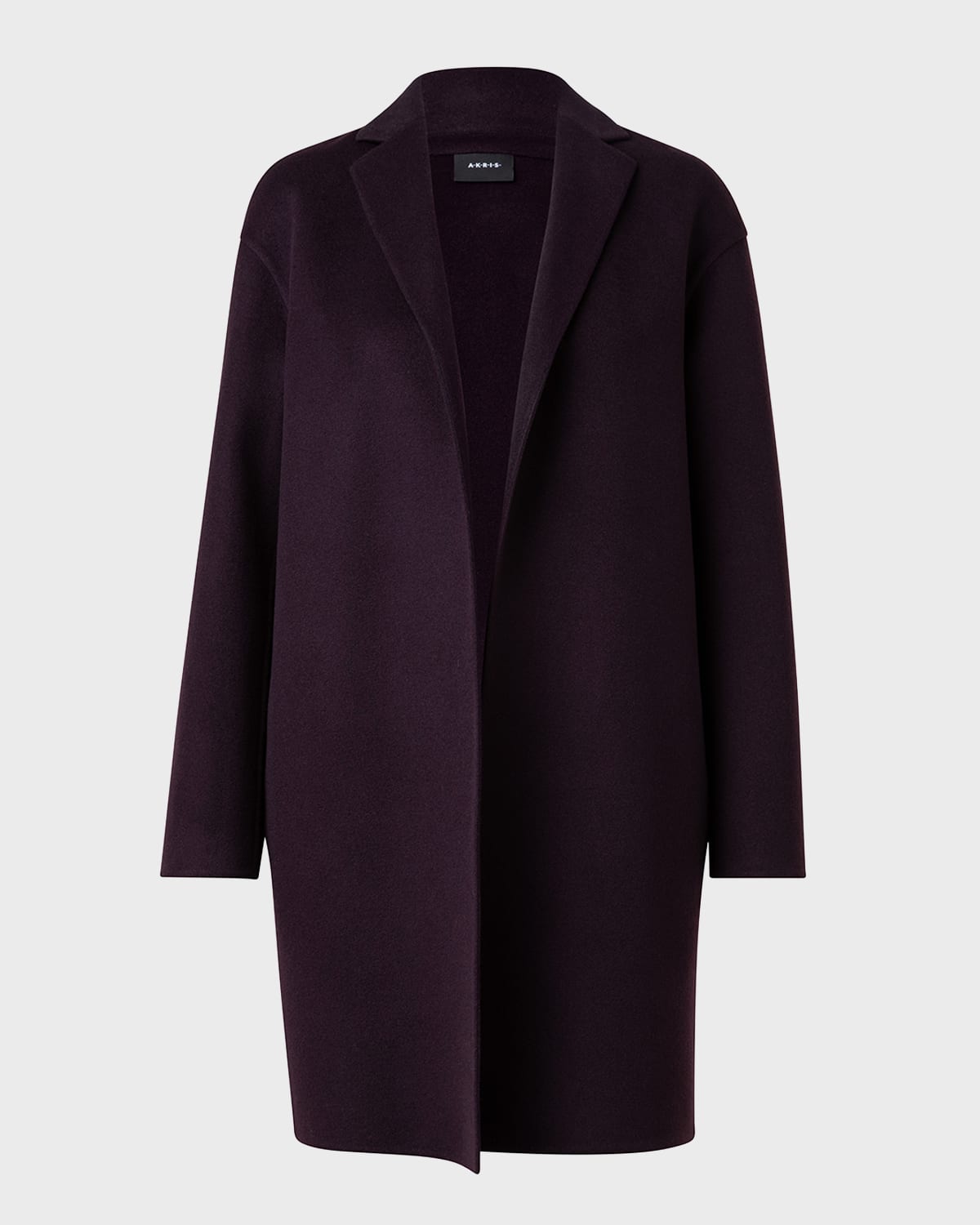ALAIA Long Trench Coat with Leather Corset Belt | Neiman Marcus