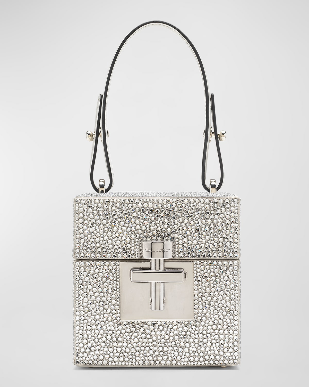Push Lock Closure Bag | Neiman Marcus