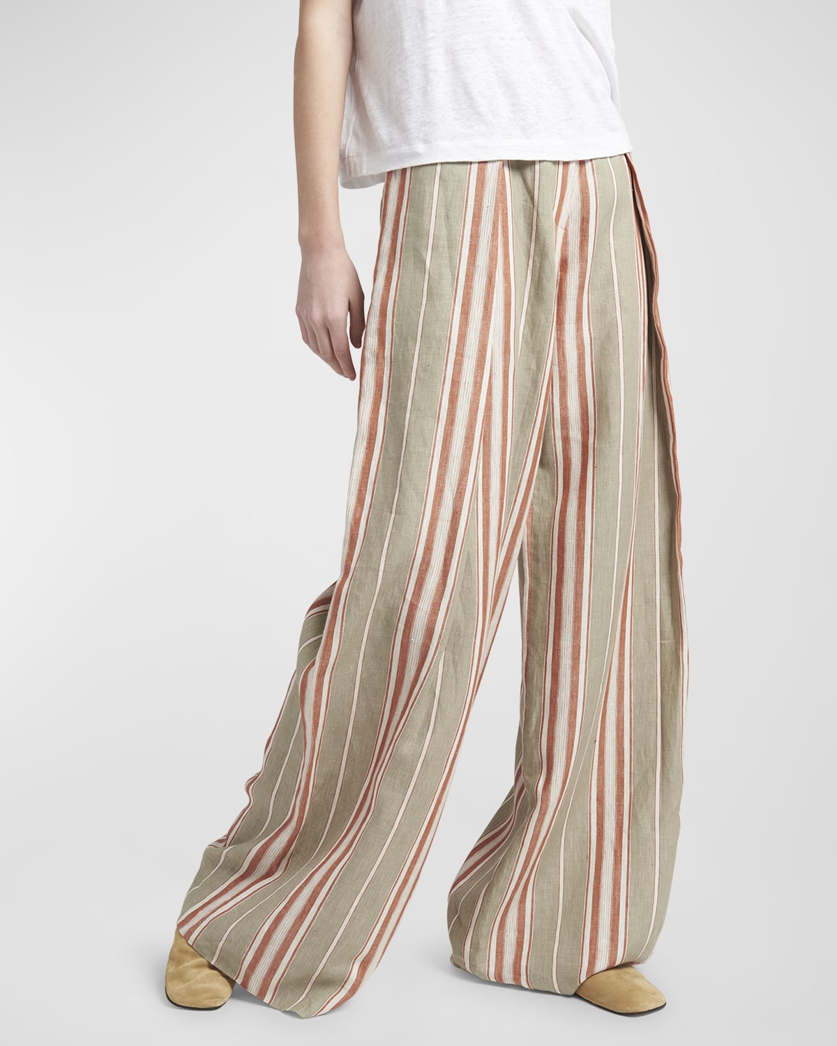 Womens Linen Pants | Neiman Marcus