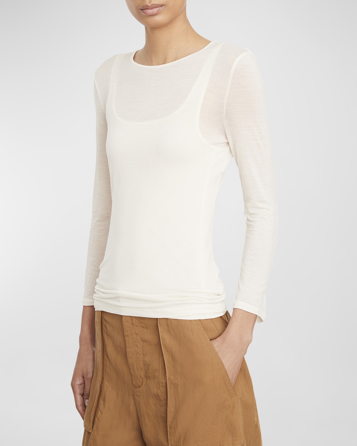 Womens Sheer Top | Neiman Marcus