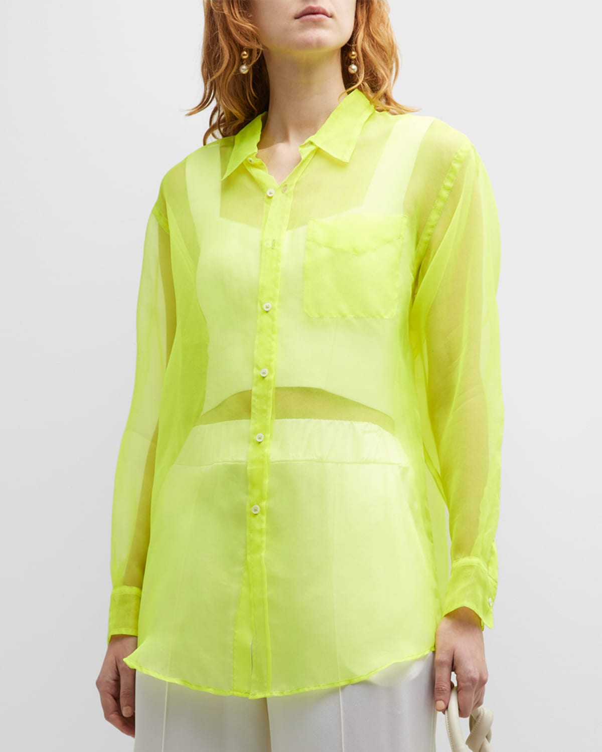 Womens Sheer Top | Neiman Marcus