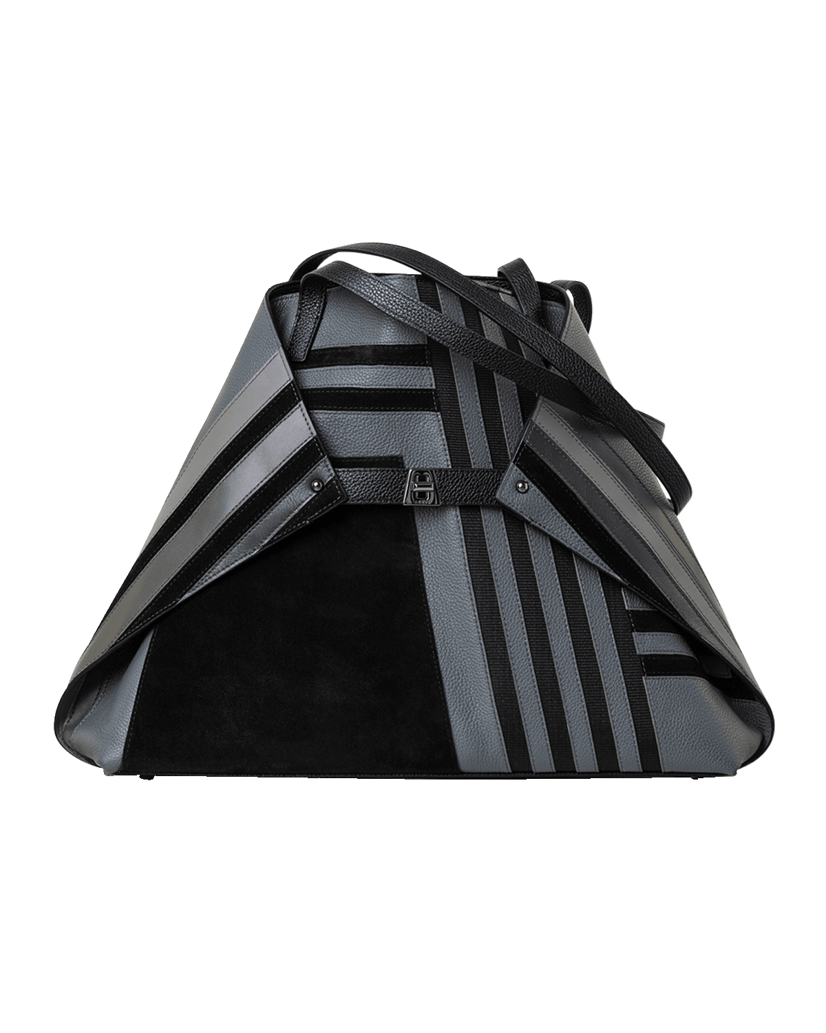 Akris Ai Medium Techno Fabric Shoulder Bag | Neiman Marcus