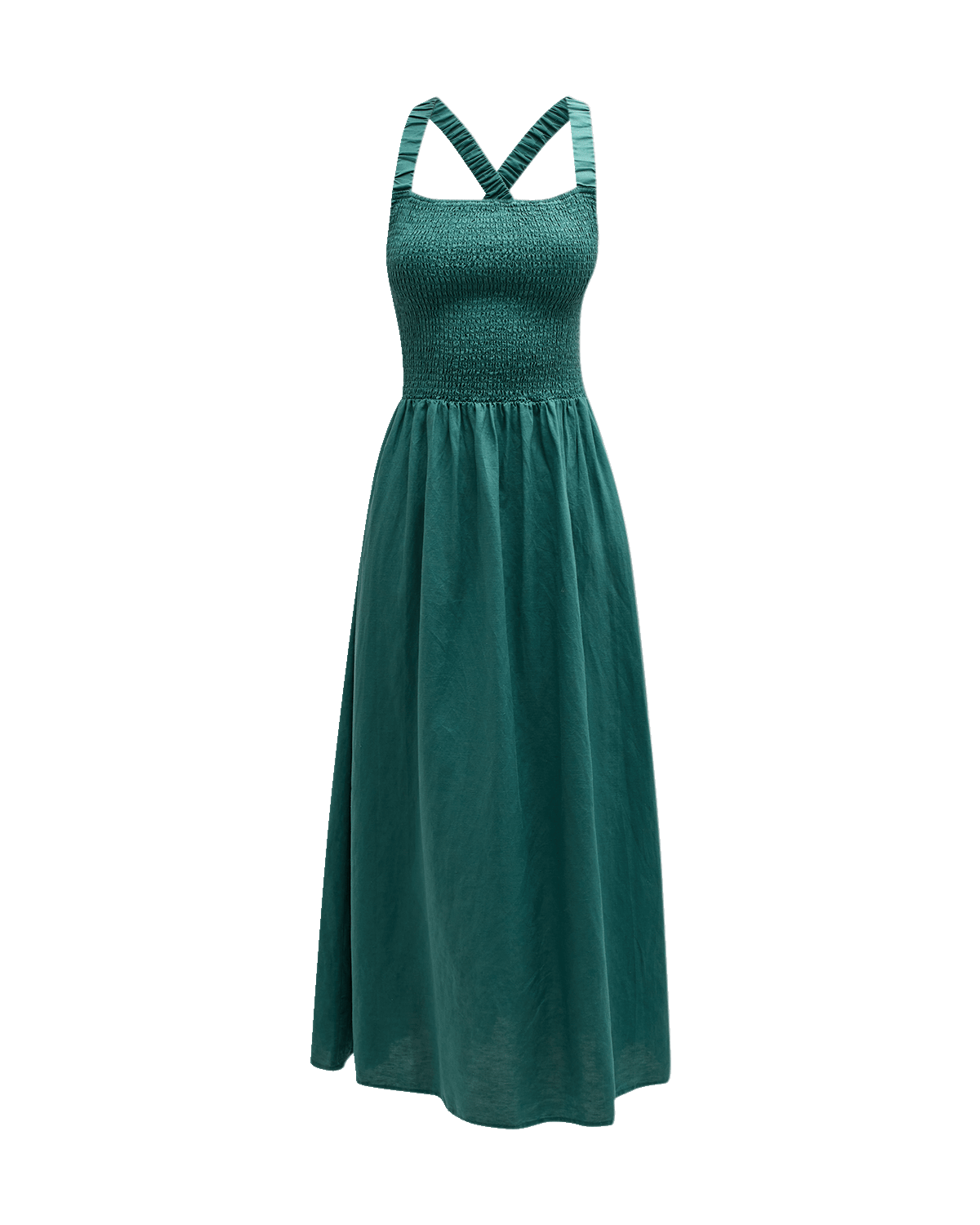 Ulla Johnson Mimi Sleeveless Poplin Midi Dress | Neiman Marcus