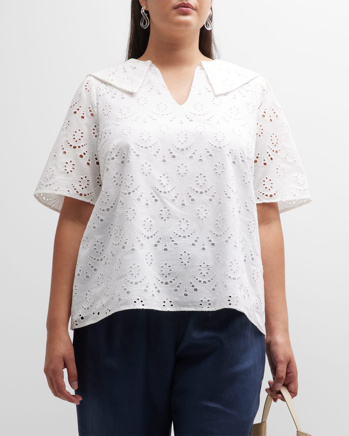 Womens Eyelet Top | Neiman Marcus