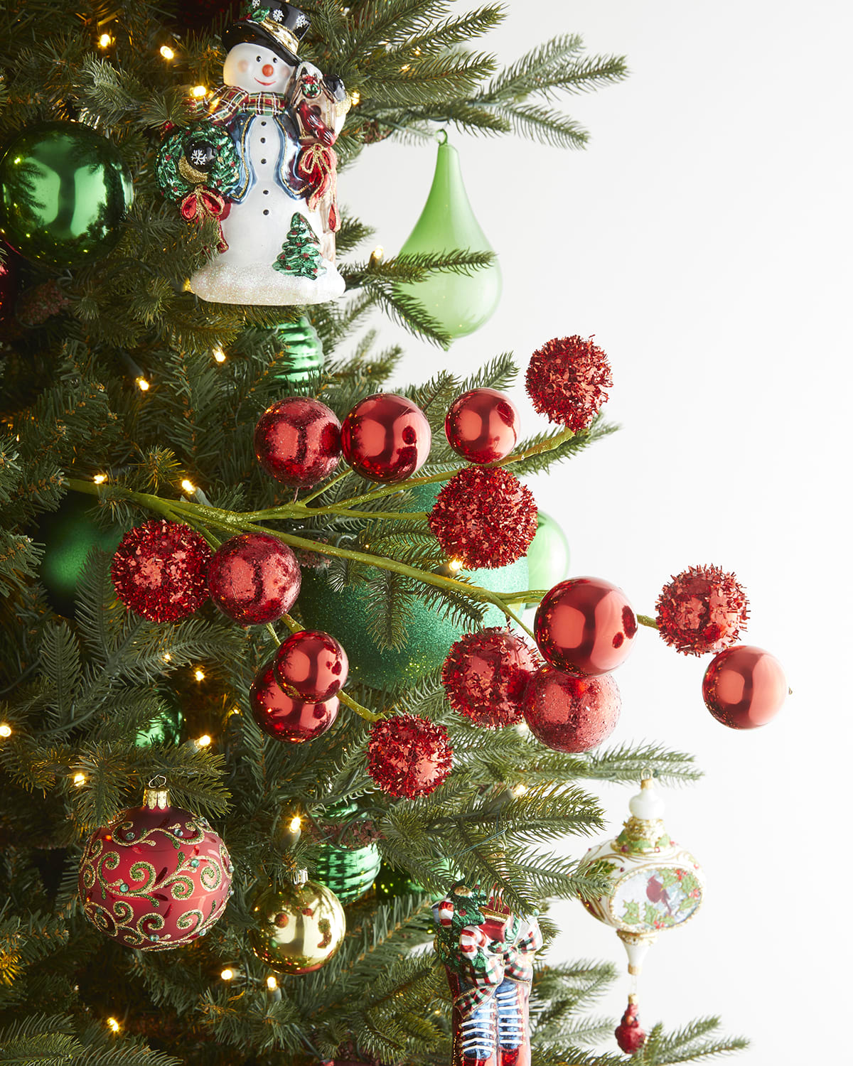 Salzburg Creations 12" Bountiful Elegance Christmas Tree | Neiman Marcus