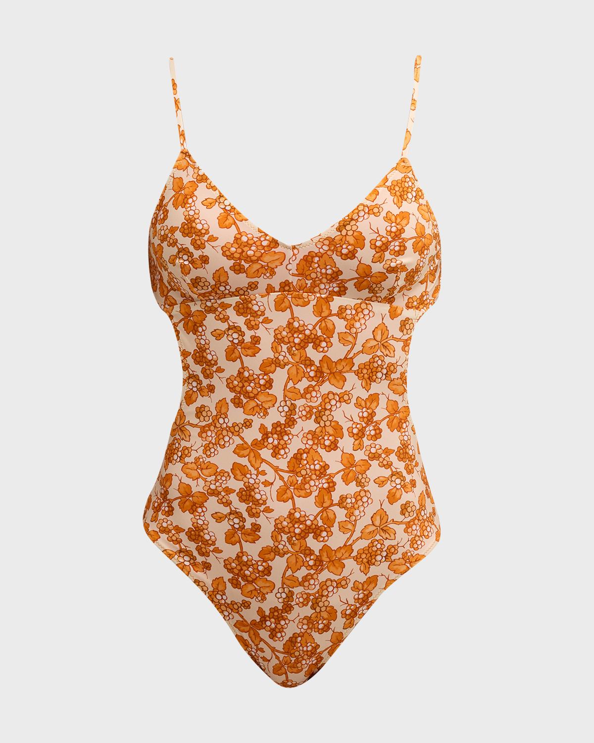 Open Back One Piece Swimsuit | Neiman Marcus