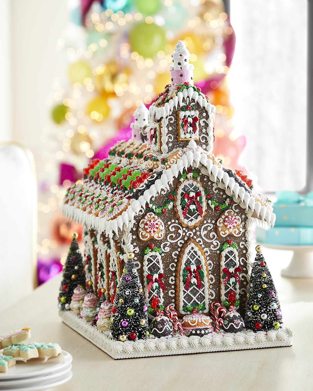 Ditz Designs By The Hen House Christmas Glory Santa, 72" | Neiman Marcus