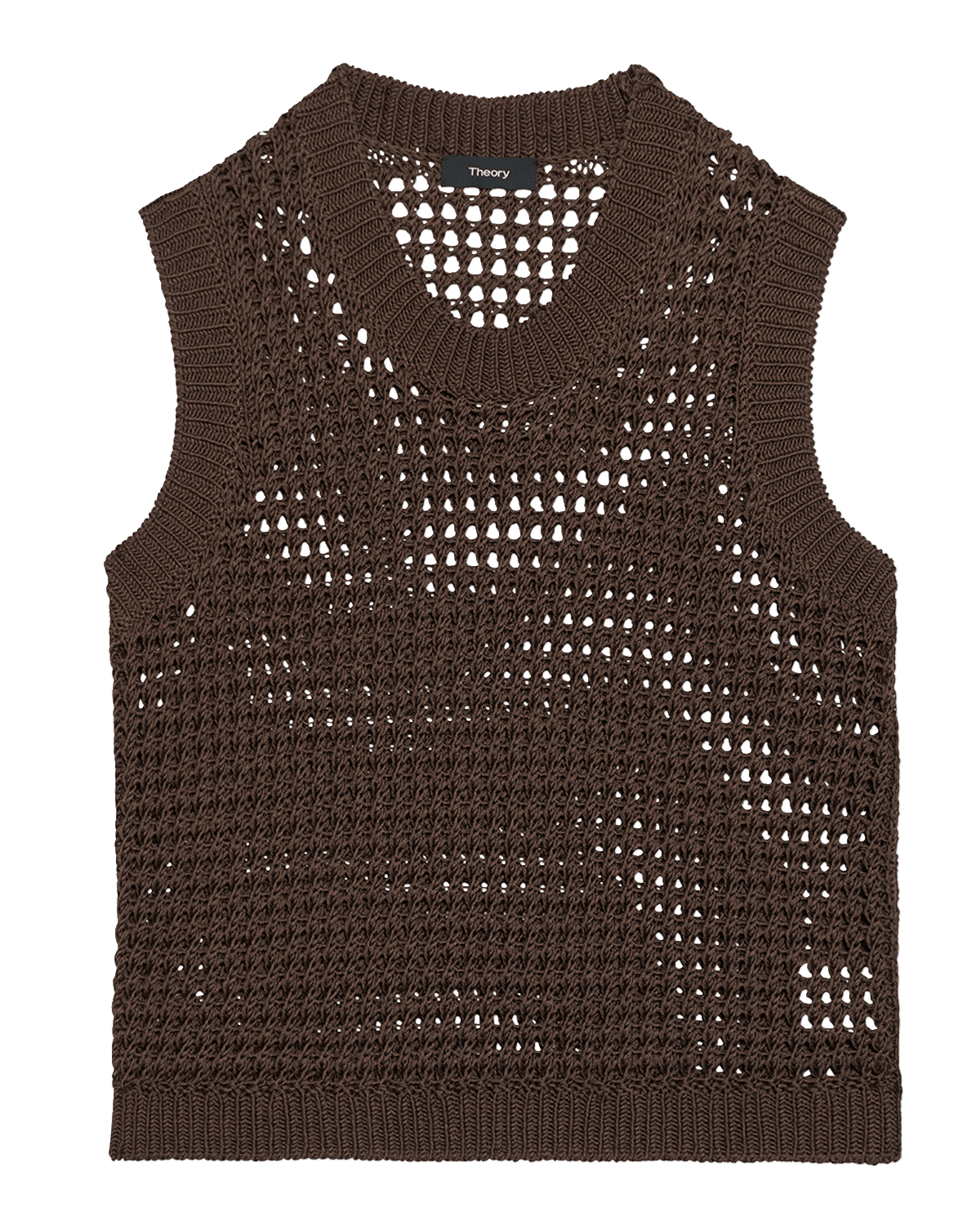 Rag & Bone Brody Cable-Knit Cropped Vest | Neiman Marcus