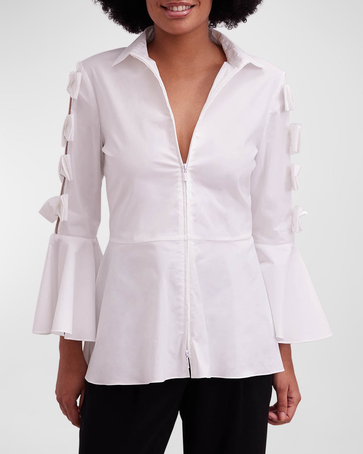 Bell Sleeves Top | Neiman Marcus