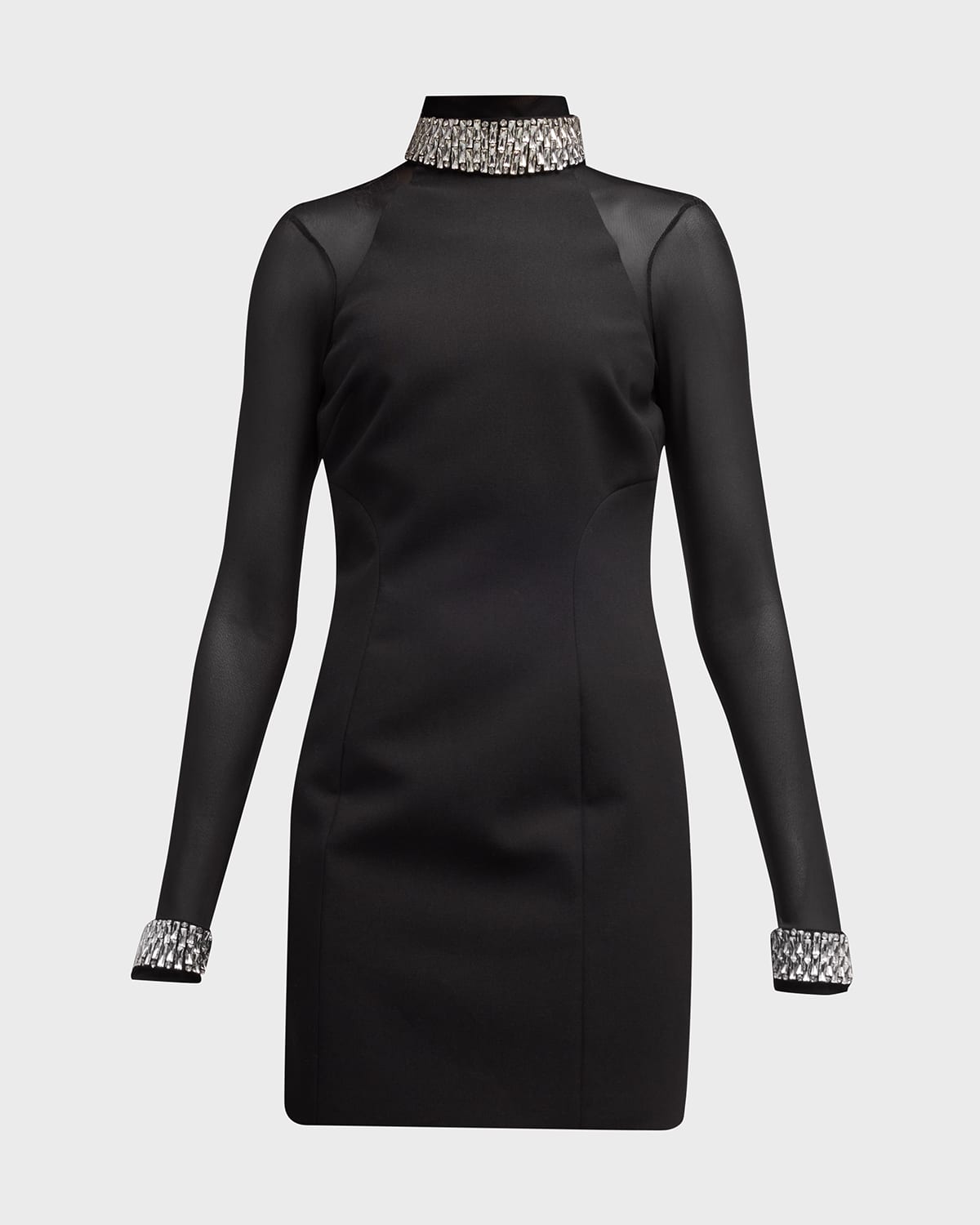 Jewel Neckline Dress | Neiman Marcus