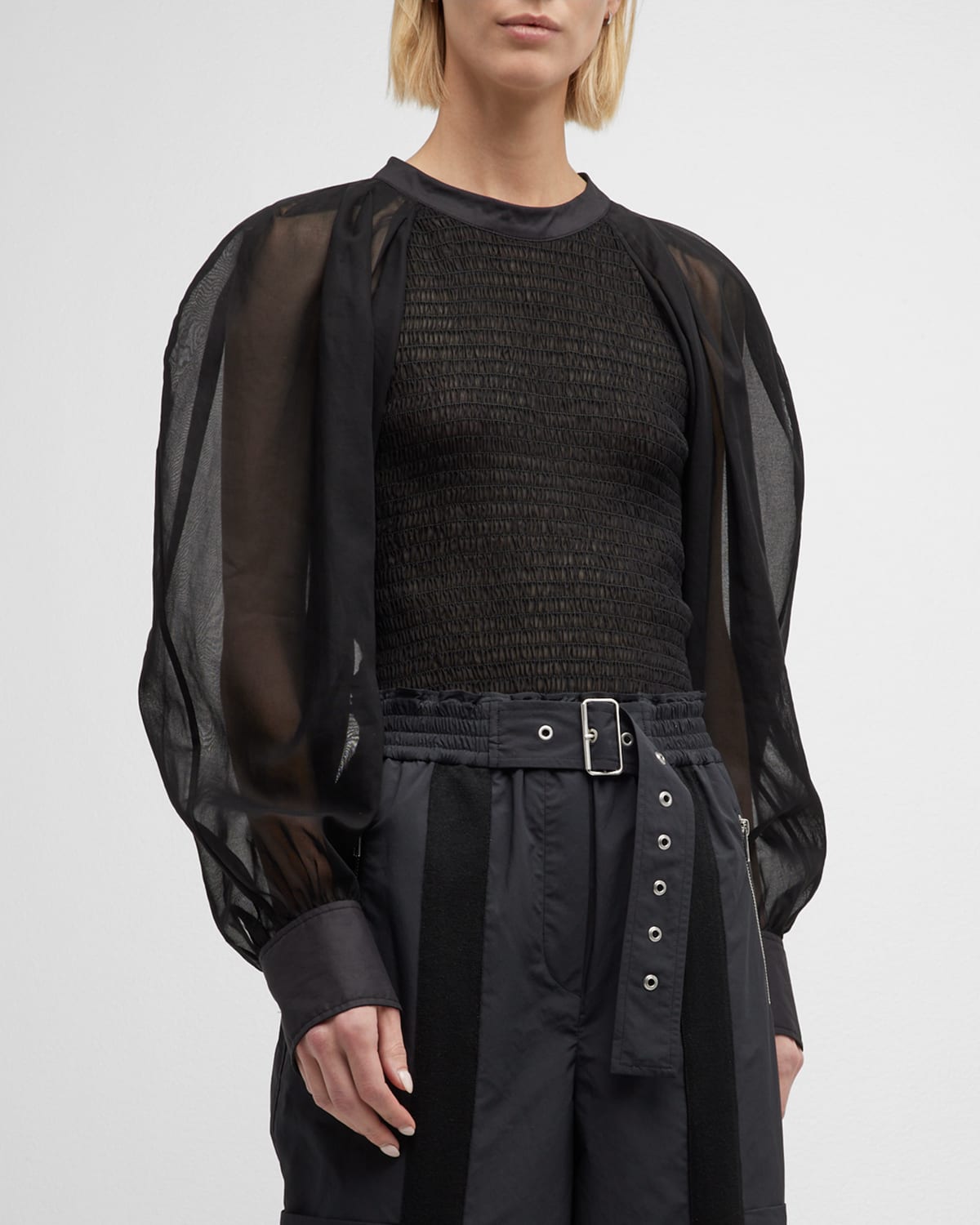 Womens Sheer Top | Neiman Marcus