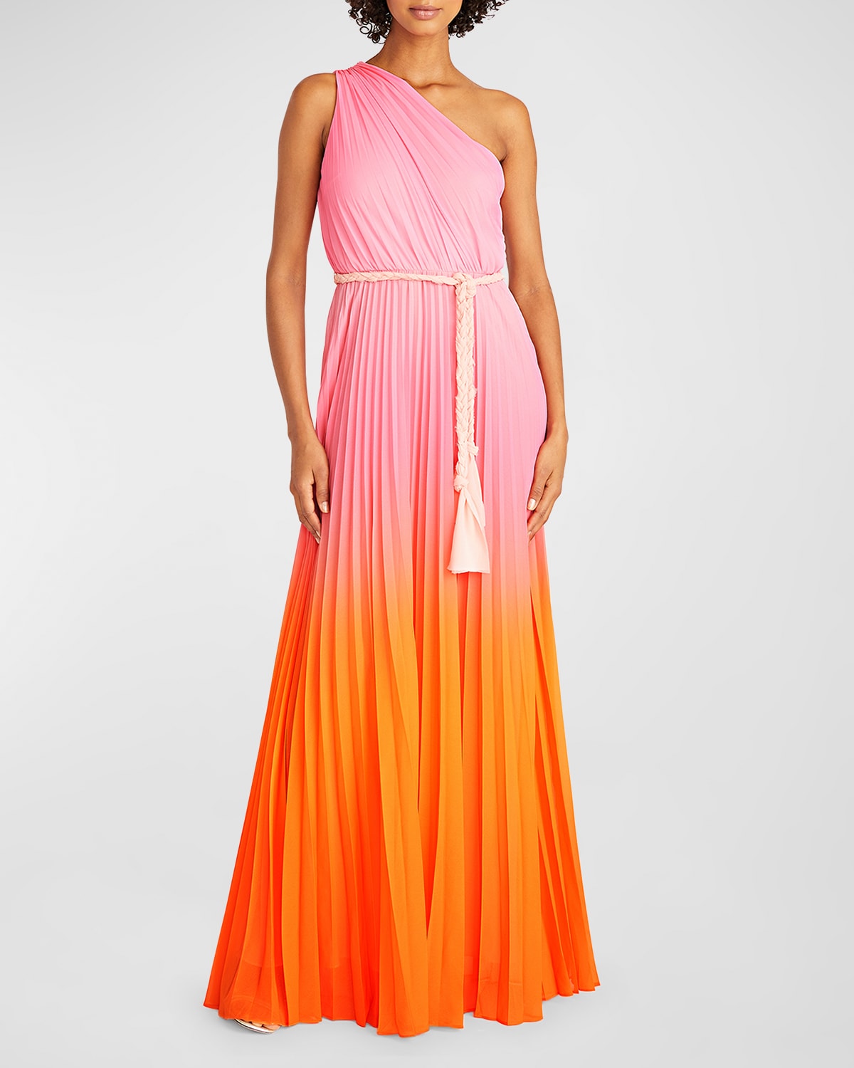 Ronny Kobo Hunter Hooded Sleeveless Plunge Maxi Dress | Neiman Marcus