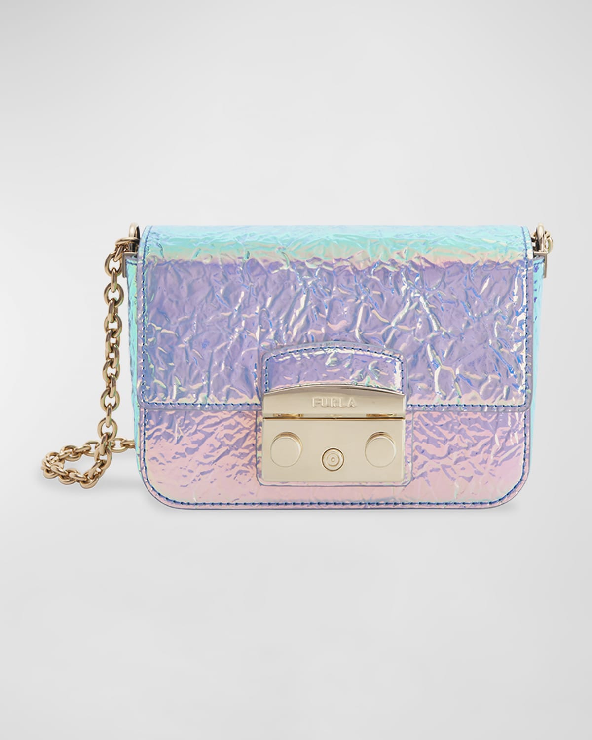 Push Lock Closure Bag | Neiman Marcus