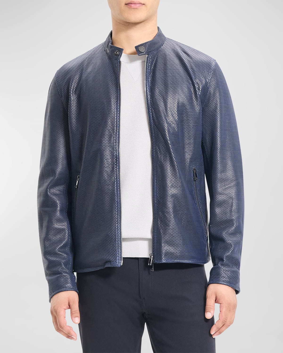 Theory Leather Jacket | Neiman Marcus