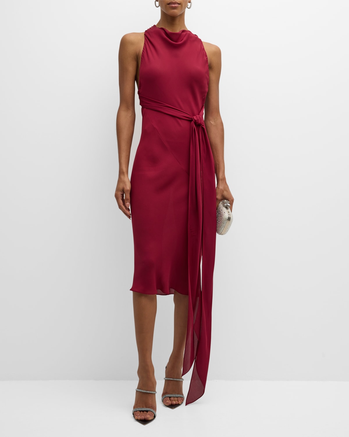 Cowl Neck Dress | Neiman Marcus