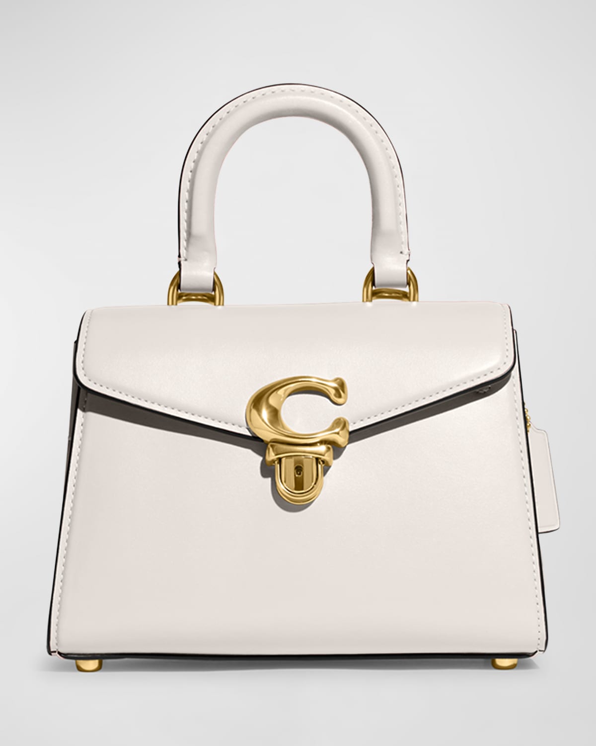 Push Lock Closure Bag | Neiman Marcus