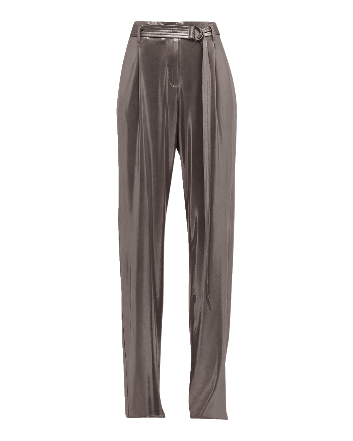 Lapointe Faux Leather Belted Wide Leg Pants Neiman Marcus