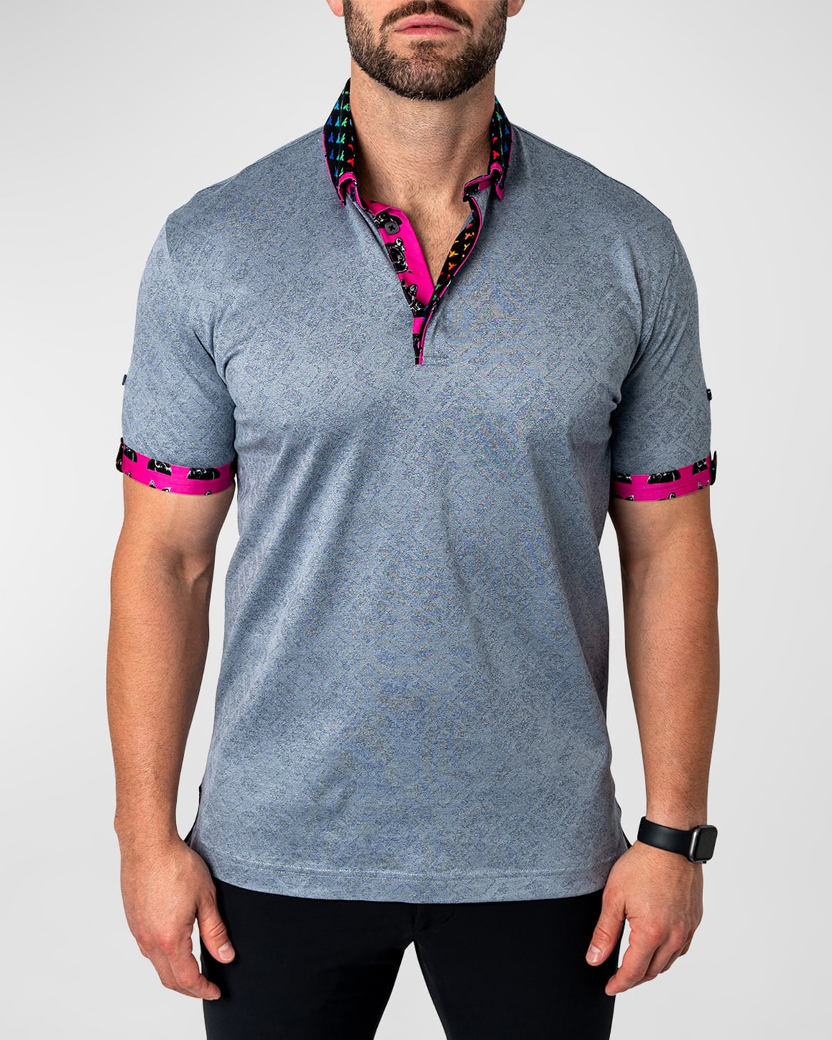 Maceoo Men's MozartCielo Polo Shirt | Neiman Marcus