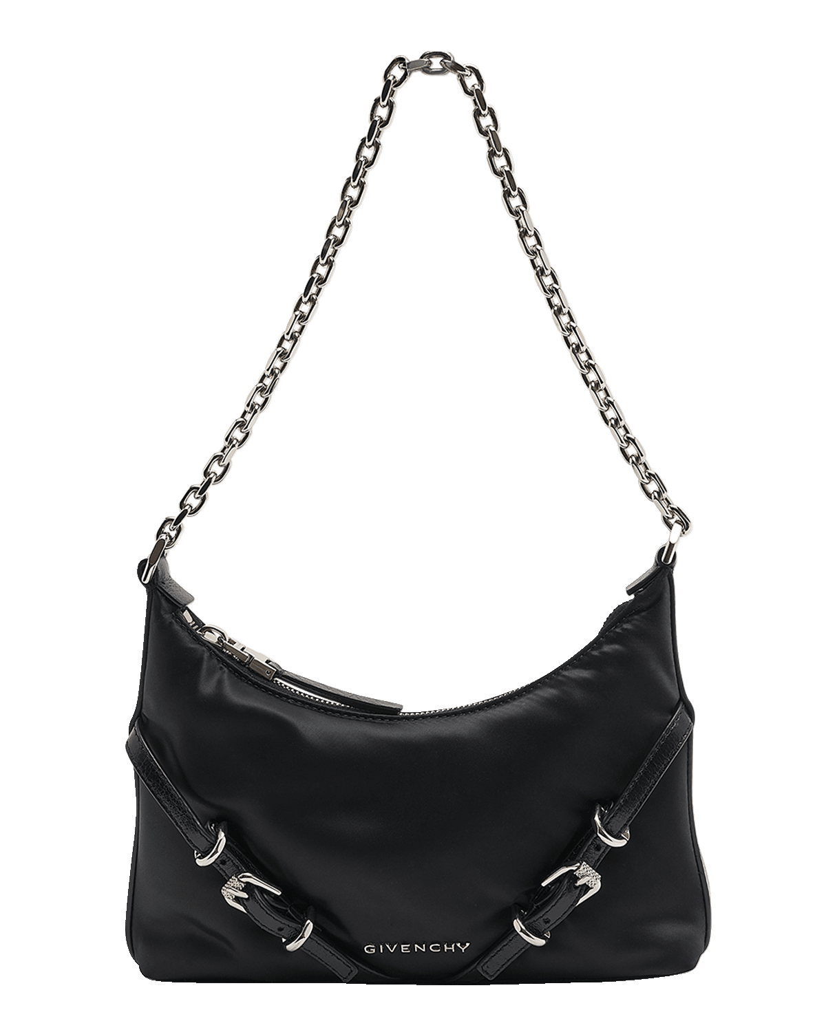 Off-White Skeleton Binder Leather Crossbody Bag | Neiman Marcus