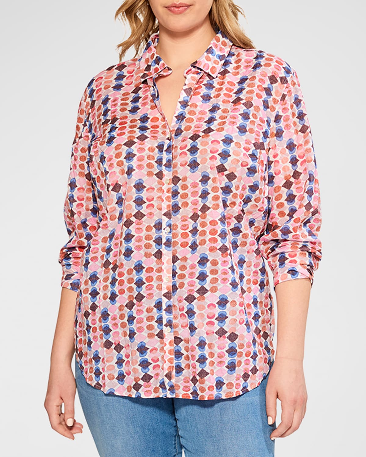 Geometric Print Top | Neiman Marcus