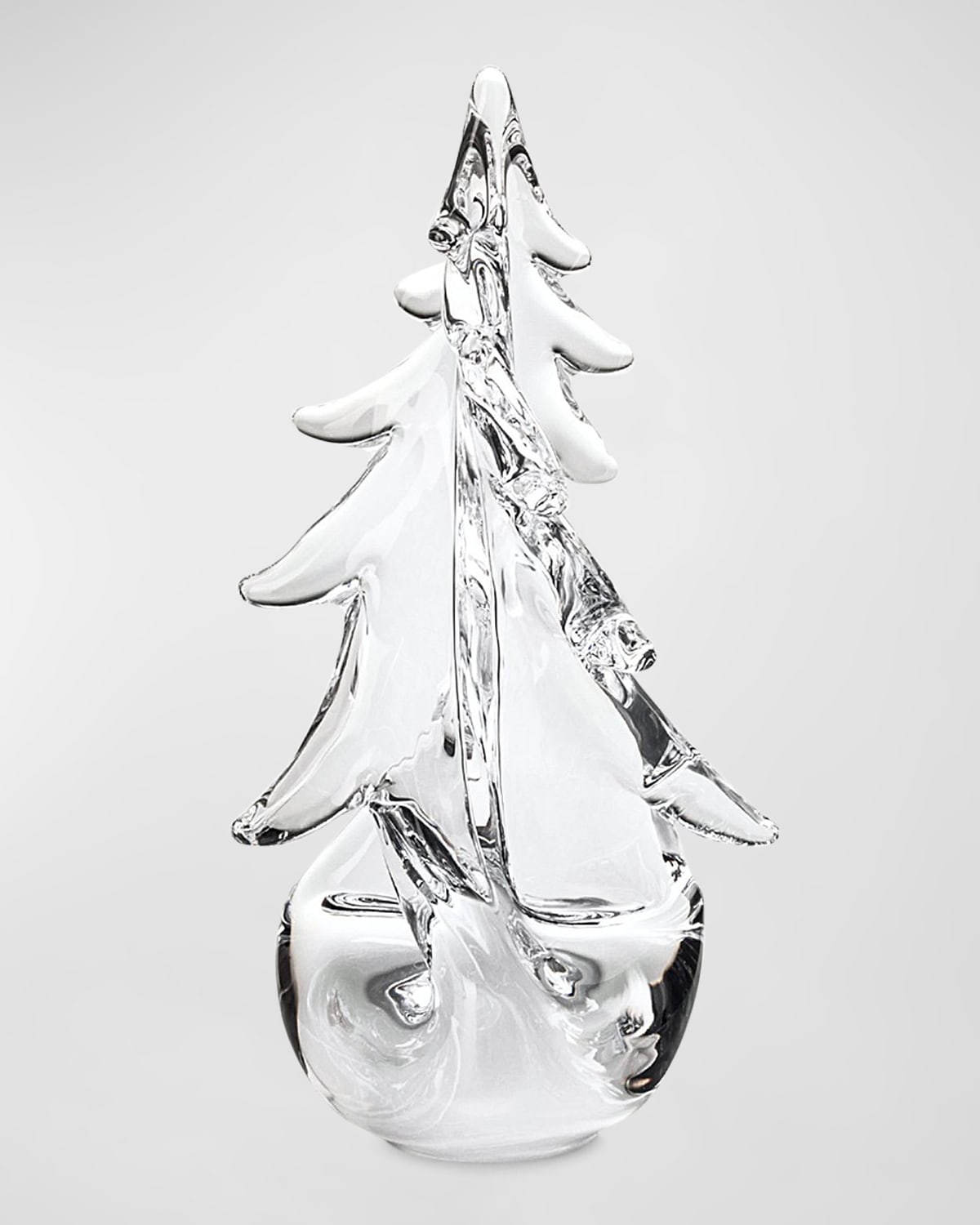 Simon Pearce Vermont Twist Evergreen Tree in Gift Box, 14" | Neiman Marcus