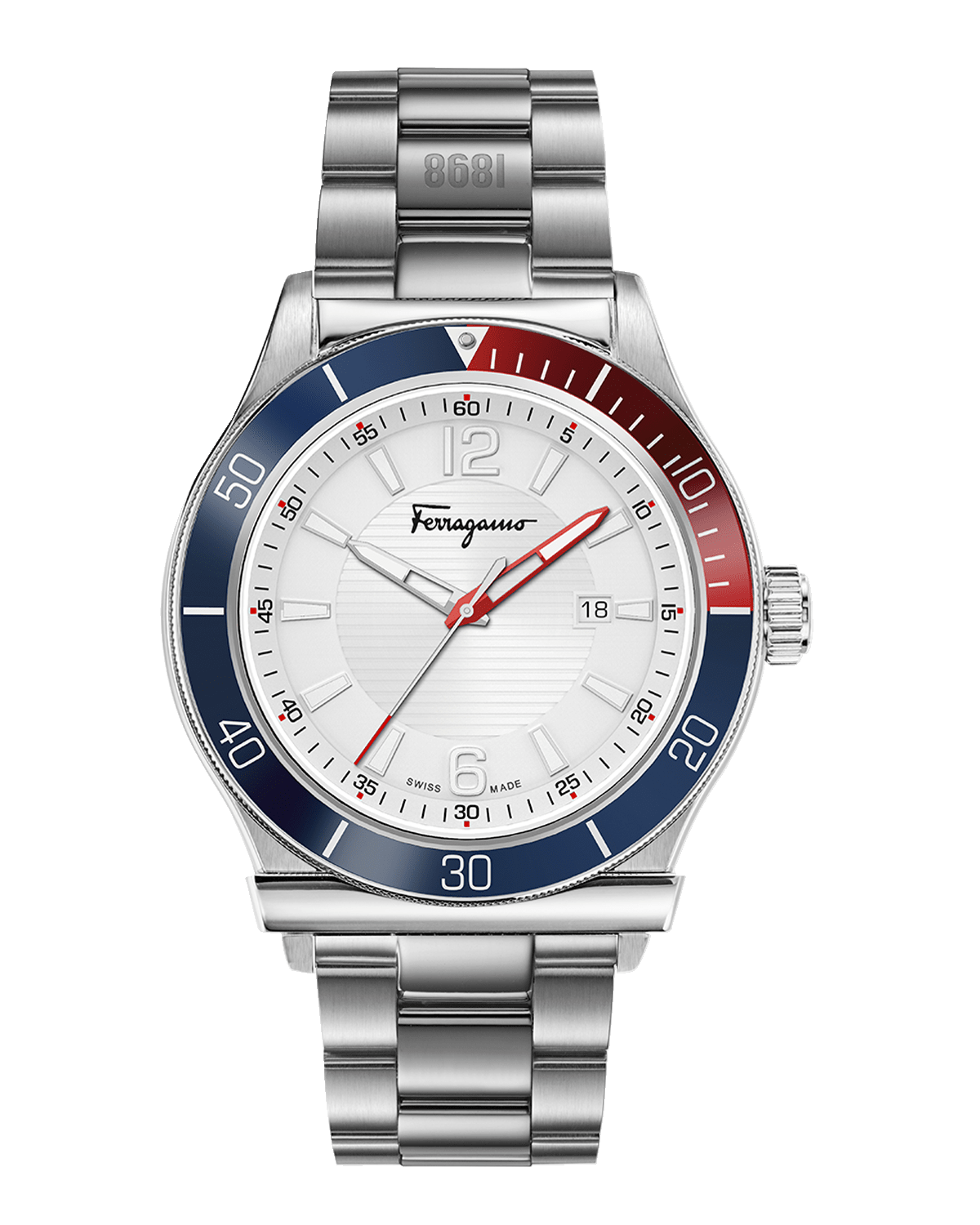 Ferragamo Men's Urban Chrono Silicone Strap Watch, 43mm | Neiman Marcus