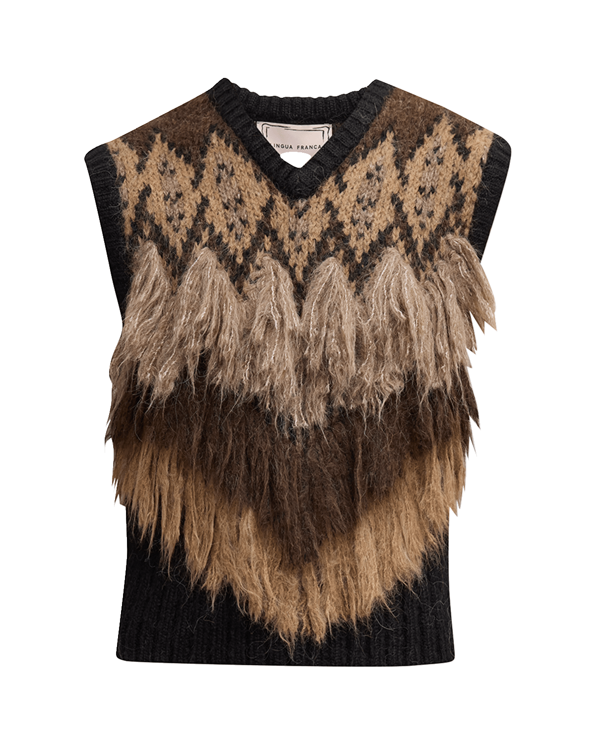Rag & Bone Brody Cable-Knit Cropped Vest | Neiman Marcus