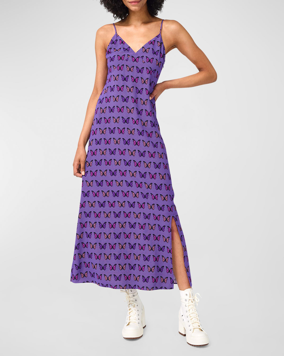 Spaghetti Straps Maxi Dress | Neiman Marcus