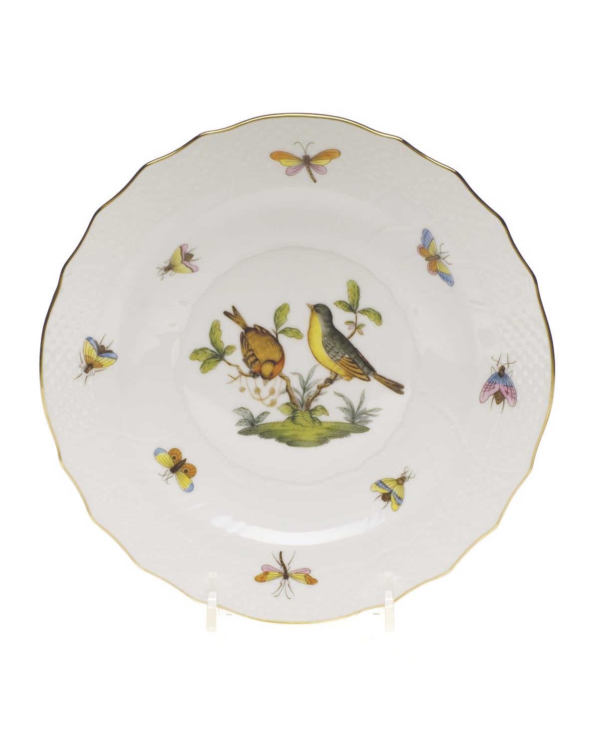 Herend Rothschild Chop Plate with Handles | Neiman Marcus