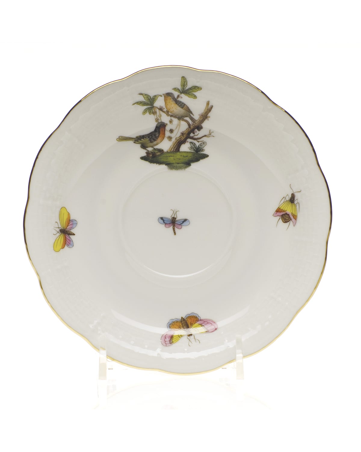 Herend Rothschild Chop Plate with Handles | Neiman Marcus