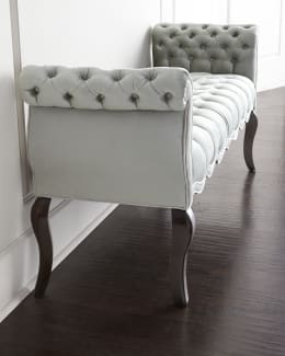 Haute House White Thebes Bench | Neiman Marcus