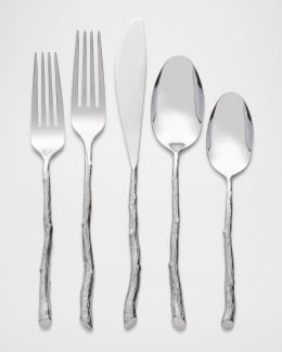 Michael Aram 5-Piece "Cast Iron" Flatware Place Setting | Neiman Marcus