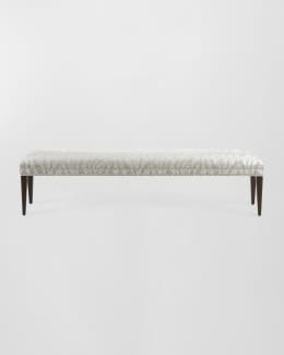 Haute House White Thebes Bench | Neiman Marcus
