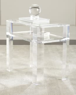 Interlude Home Tamara Acrylic Side Table | Neiman Marcus