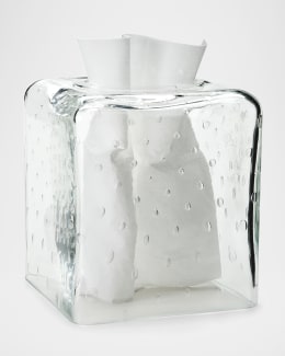 Labrazel Contessa Clear Glass Tissue Box Cover | Neiman Marcus