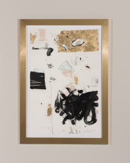 RFA Fine Art "Gold and Roses" Giclee on Paper Wall Art | Neiman Marcus