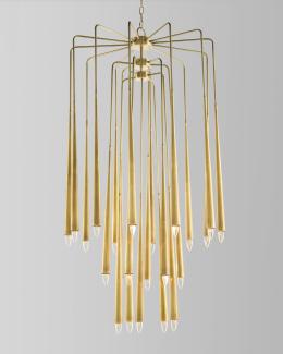 John-Richard Collection Shiro Noda 15-Light Glass Chandelier | Neiman ...