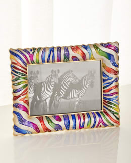 Jay Strongwater Feather Frame, 5" x 7" | Neiman Marcus