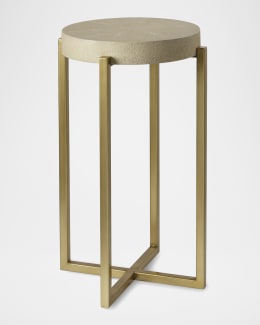 Century Furniture Faux Shagreen Accent Table | Neiman Marcus
