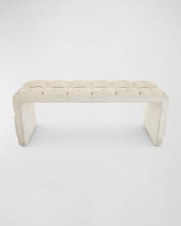 Haute House White Thebes Bench | Neiman Marcus