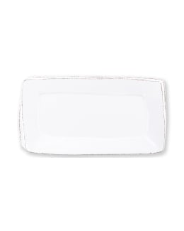 Vietri Lastra Handled Rectangular Platter, Gray | Neiman Marcus