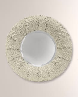 Palecek Coco Ruffle Mirror | Neiman Marcus