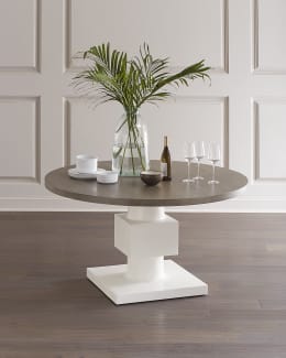 Bernhardt Silhouette Round Dining Table | Neiman Marcus