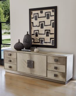 Global Views Cantilevered Star Media Console | Neiman Marcus