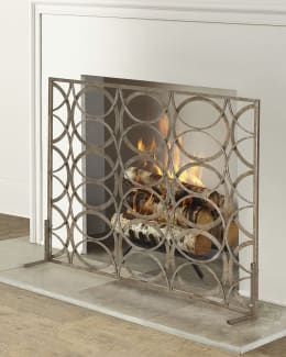 Bird Accent Fire Screen | Neiman Marcus