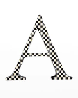 MacKenzie-Childs Courtly Check Letter - M | Neiman Marcus