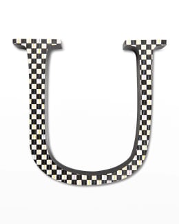 MacKenzie-Childs Courtly Check Letter - A | Neiman Marcus