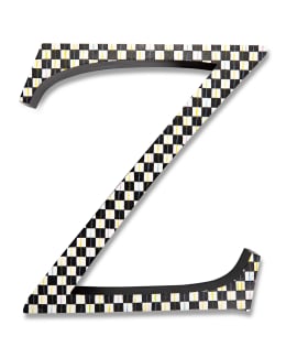 MacKenzie-Childs Courtly Check Letter - A | Neiman Marcus