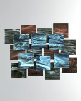 Karo Studios Glass and Metal Wall Sculpture | Neiman Marcus